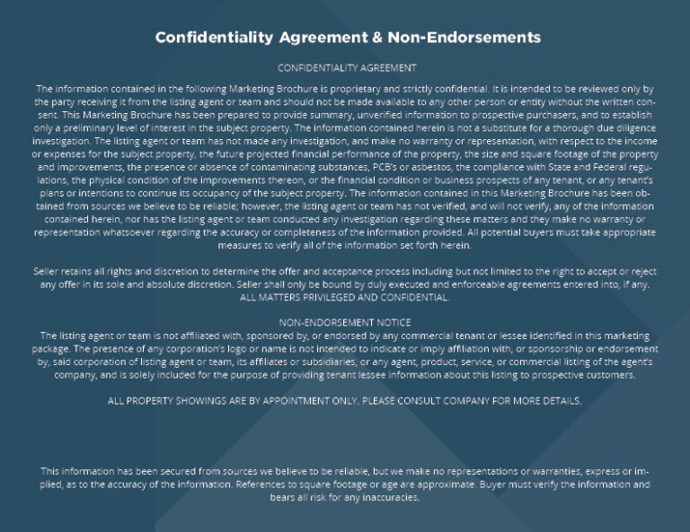 Gray Yellow Triangles Marketing Package Template – CRE Marketing Packages